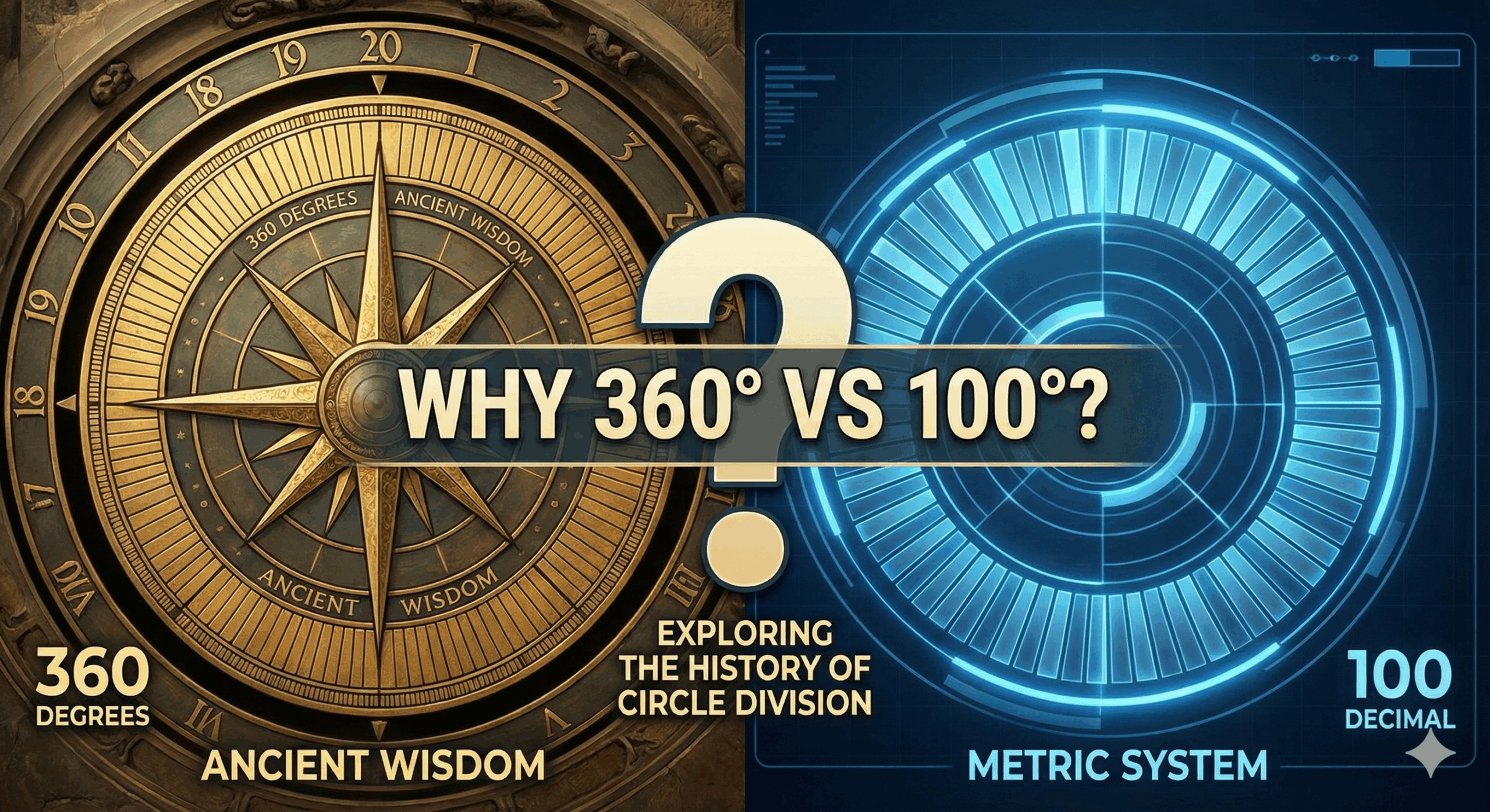 Why a Circle Has 360 Degrees (Not 100): History, Math & Real Reasons ...